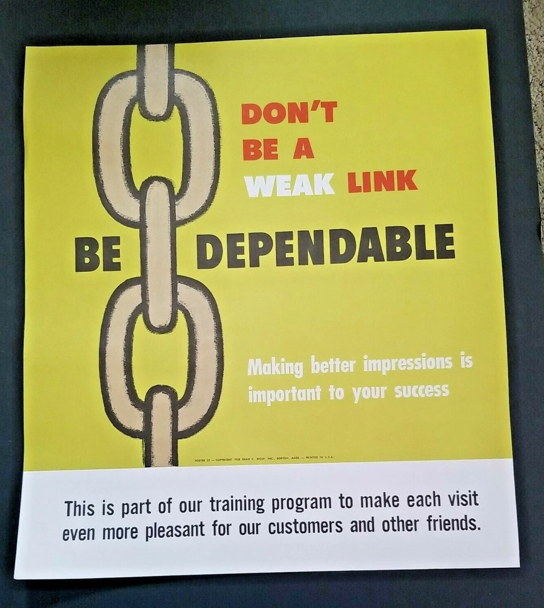 Dependability Poster