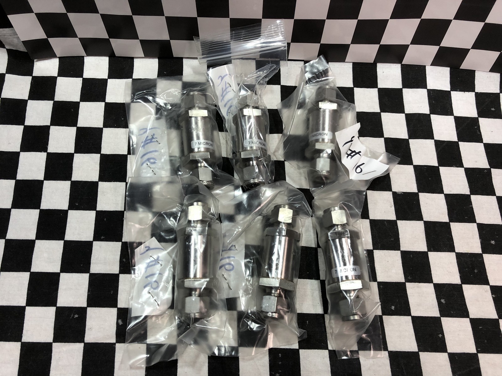 LOT OF 6, Swagelok In-Line Particulate Filter 3/8", 7 Micron, SS-6F-7 ...