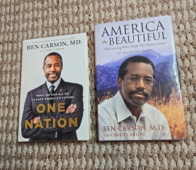 Ben Carson MD One Nation America the Beautiful Hardcover Book Lot Candy ...