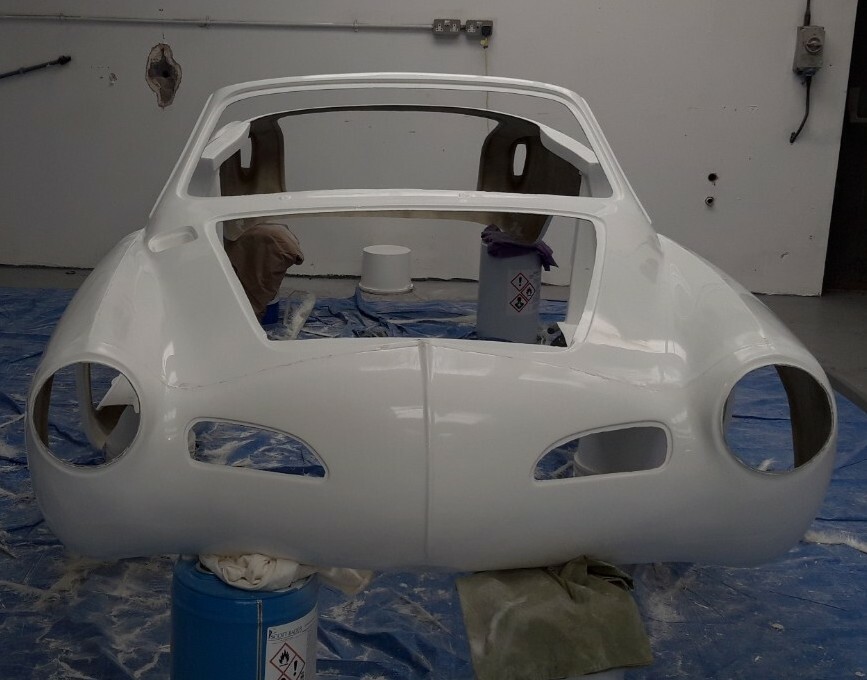 Fiberglass Vw Body Fiberglass One Piece Front End, Fits Ghia | 1084