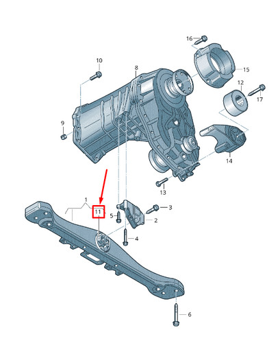 VW TOUAREG 7P AUTOMATIC TRANSMISSION GEARBOX MOUNT 7L0399249C | eBay