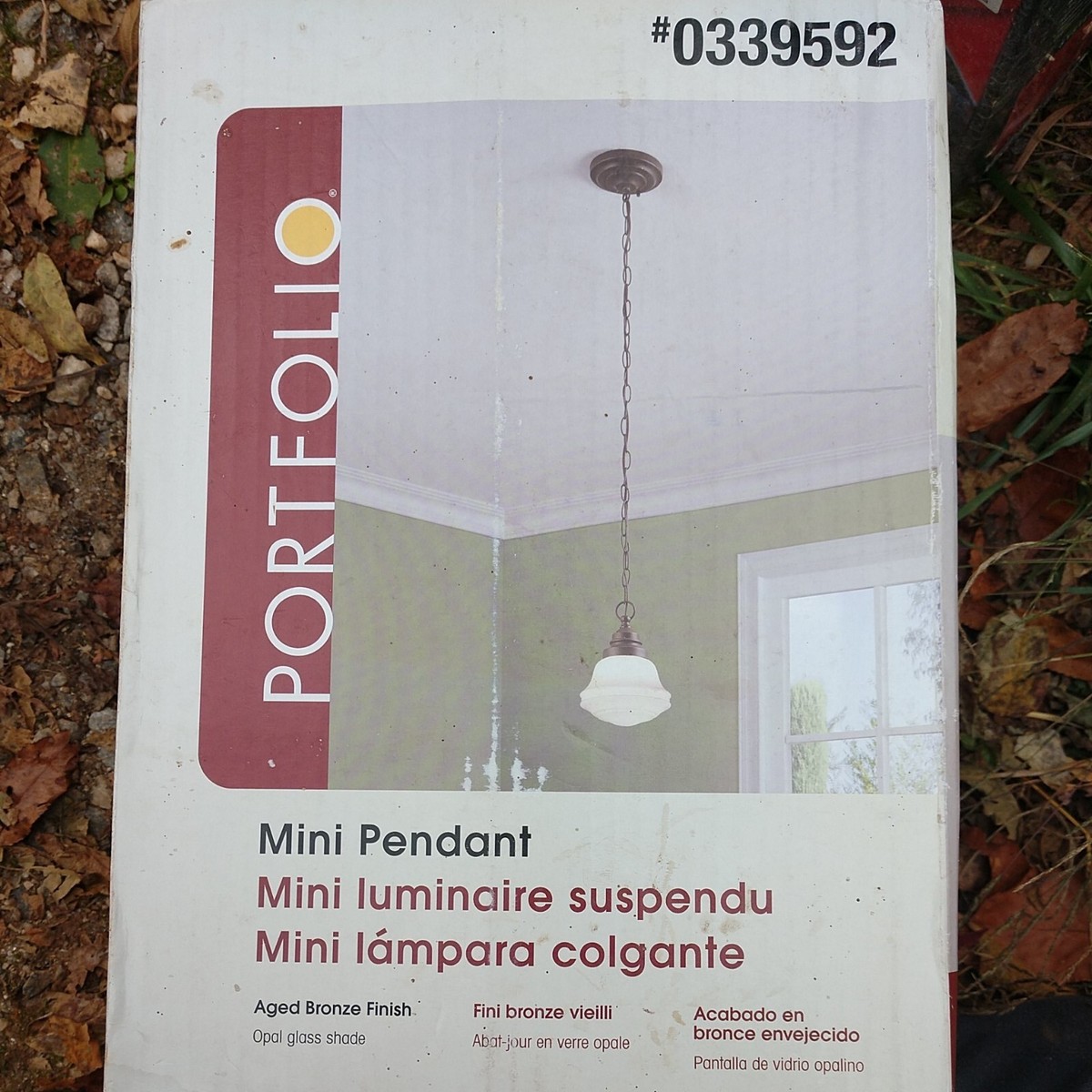 Portfolio Glass Mini Pendant Portfolio Espresso Transitional Art Glass