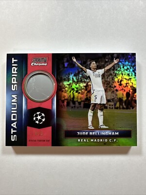 2023-24 Topps Stadium Club Chrome Jude Bellingham Stadium Spirit Seat ...