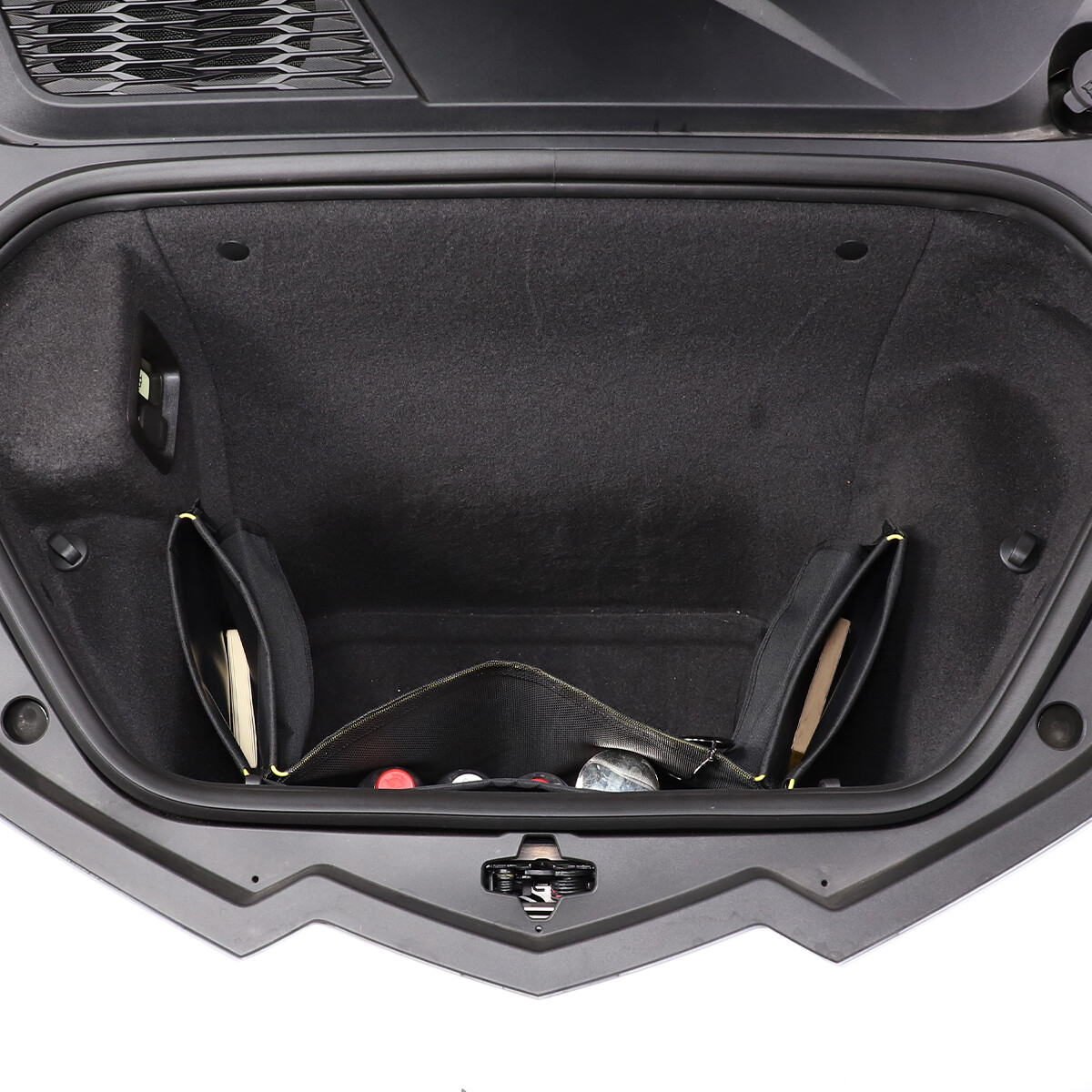 Front Trunk Organizer Storage Tool Bag Cargo Net Pocket Fit Corvette C8 ...