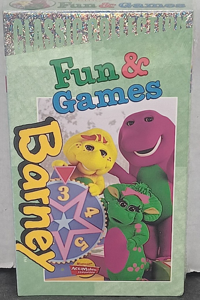 Barney - Barneys Fun and Games (VHS, 1996) for sale online | eBay
