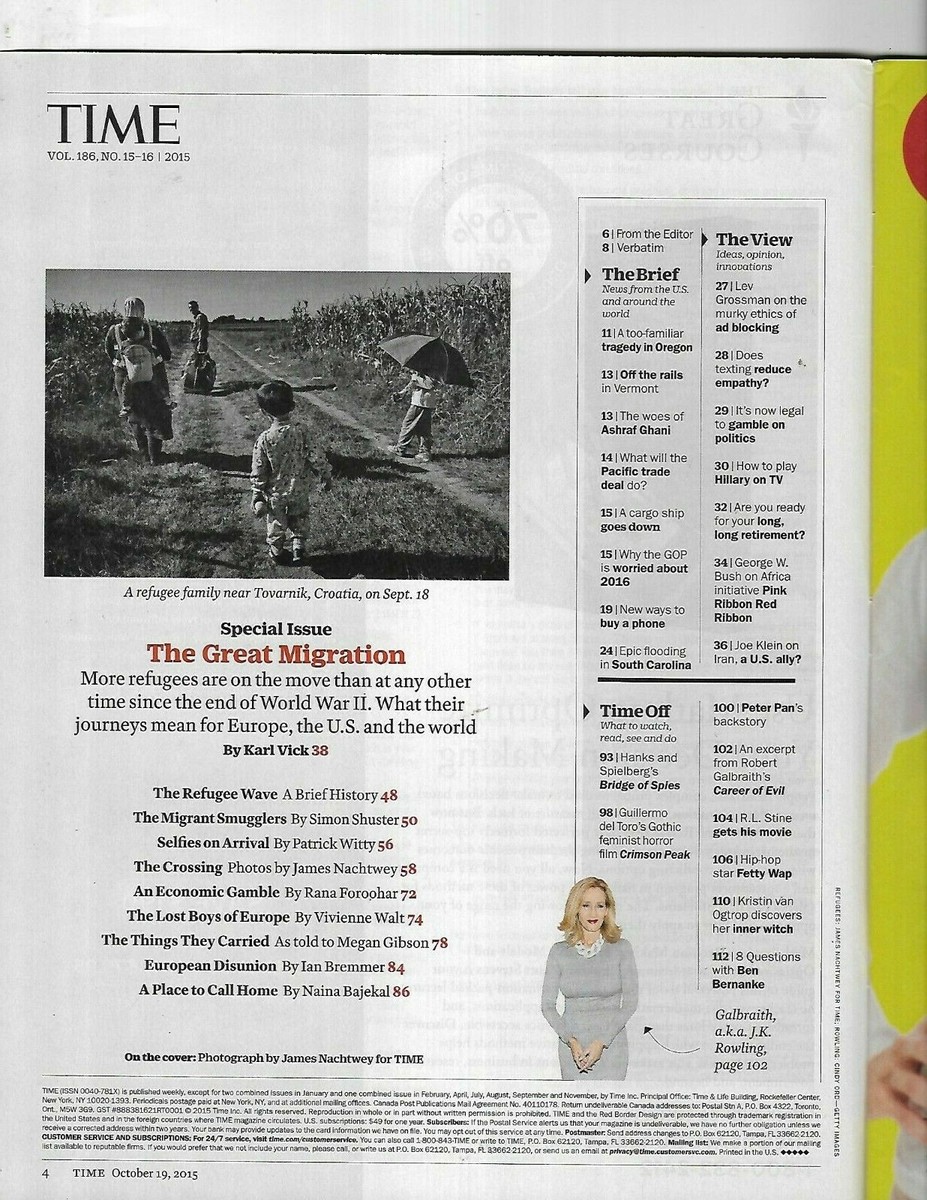 Time Magazine Exodus Letters The New York Times