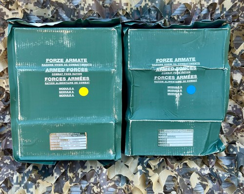 [LOT] 4 x rations de combat italiennes / 4 x Italian army MRE [12/2025 ...