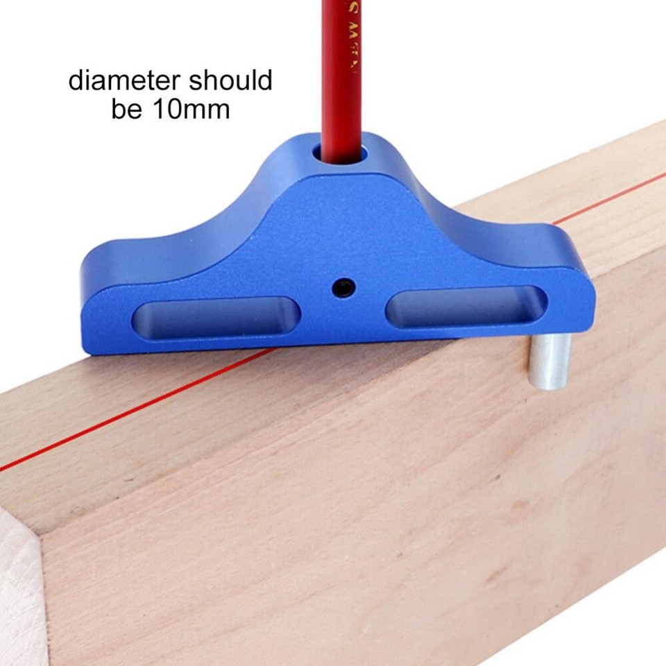 Aluminum Alloy Woodworking Edge Markers Center Scriber 95mm Auxiliary ...