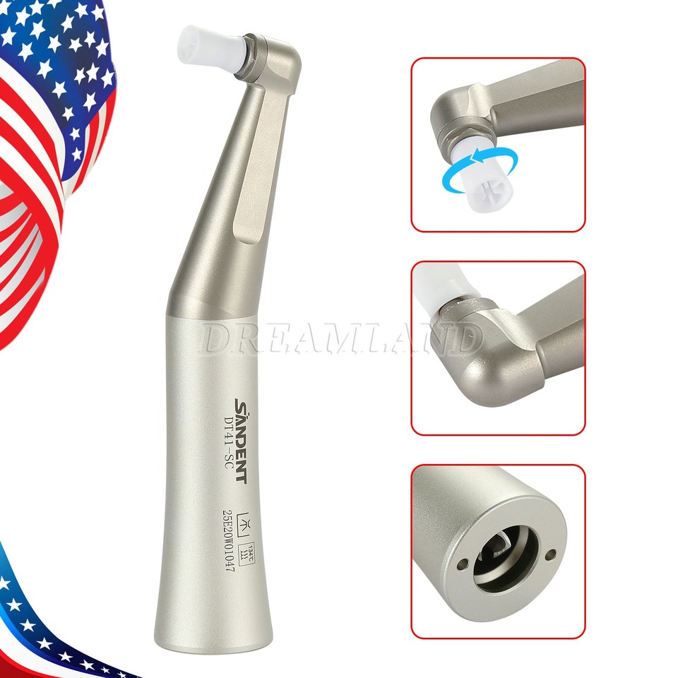 SANDENT Dental 4:1 Prophylaxis Prophy Contra Angle Handpiece Screw in ...