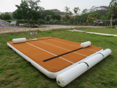 Inflatable Commercial Grade PVC Floating Fishing Platform Dock Pier ...