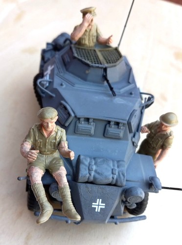1/35 built German WWII Sd.Kfz 222 4-wheeled armor scout car - III | eBay