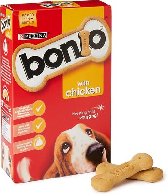 Bonio Chicken Dog Biscuits 650g, Pack of 5 | eBay UK
