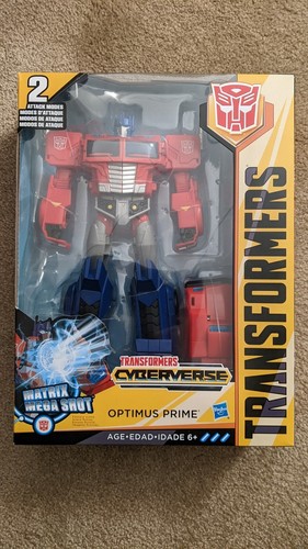 Transformers Cyberverse Matrix Mega Shot OPTIMUS PRIME Ultimate class ...