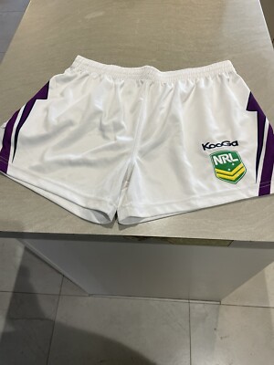 Mens Rugby league shorts NRL Melbourne Storm shorts size 2xl | eBay ...