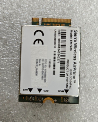 SIERRA WIRELESS EM7455 WWAN Adapter for Panasonic Toughbook CF-31 CF-54 ...