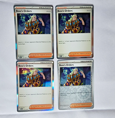 Boss's Orders - 172/193 - Pokémon TCG Paldea Evolved - Holo & Reverse ...