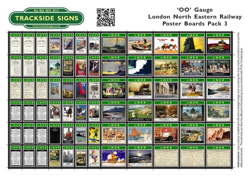 LNER Model Railway Poster / Advert Sheets (Uncut) - OO Gauge 4mm | eBay