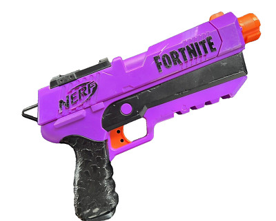 Hasbro Nerf Fortnite DP-E Dart Blaster Gun Purple Pistol Toy | eBay