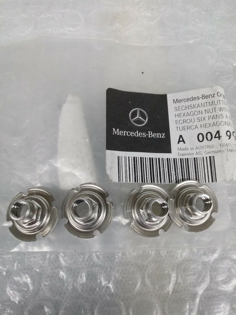 MERCEDES-BENZ 0049900050 GENUINE OEM WHEELHOUSE LINER NUT for sale ...