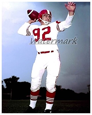 CFL 1950's Sam Etcheverry Montreal Alouettes Color 8 X 10 Photo Picture ...