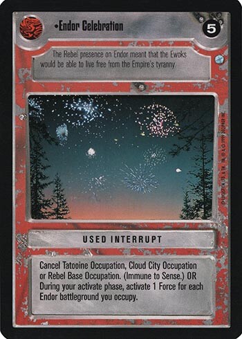 Endor Celebration - Endor - Star Wars CCG | eBay