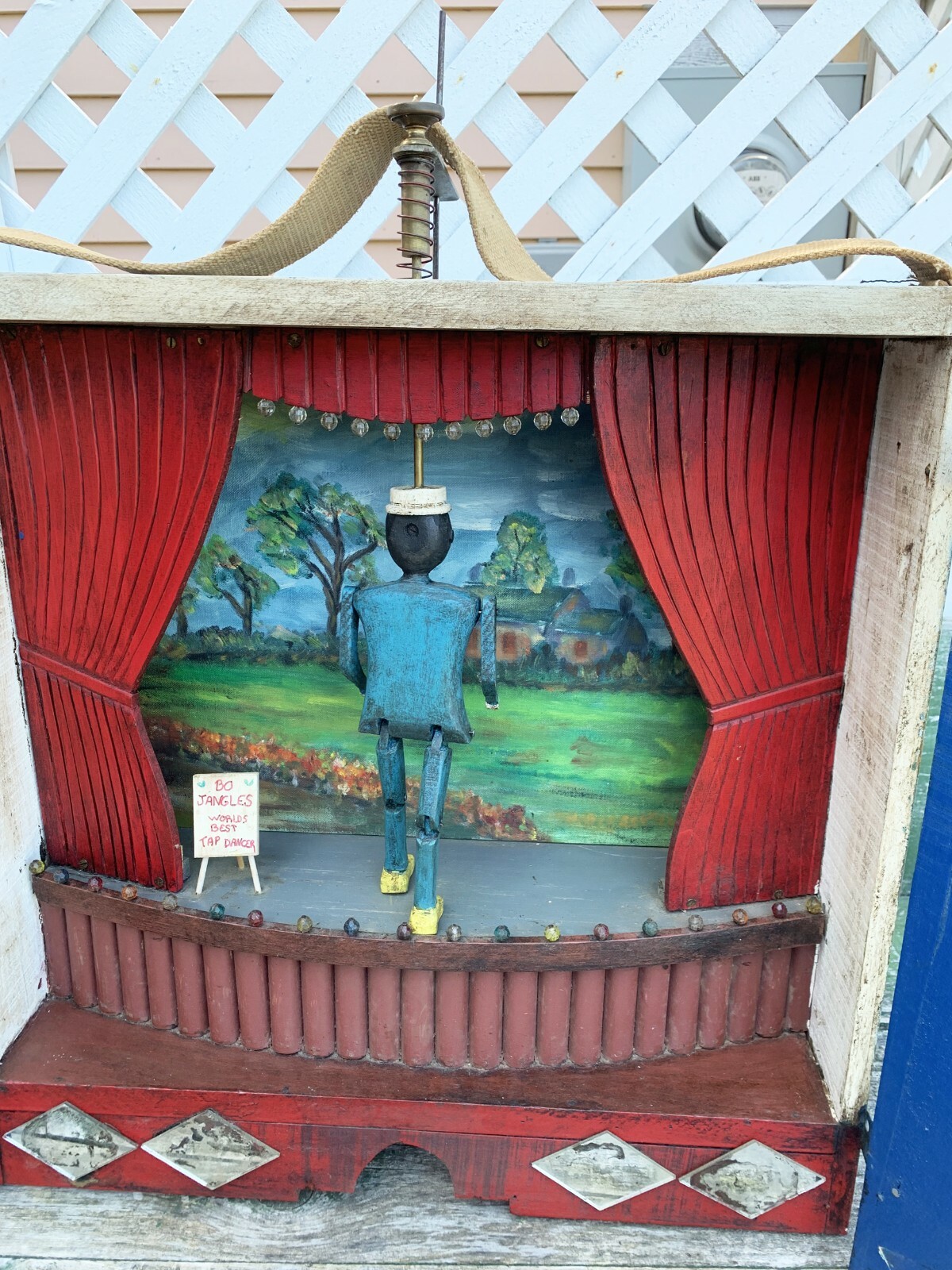 1930s Bill "Bojangles" Robinson Tap Dance Folk Art Diorama - Vaudeville ...