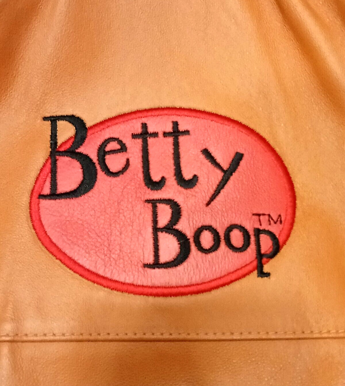 AMERICAN TOONS BETTY BOOP VINTAGE BROWN BEIGE LEATHER… - Gem