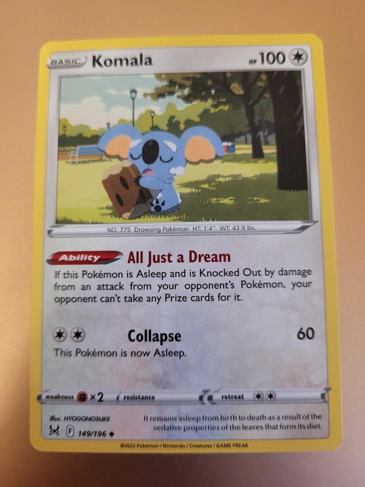 Komala 149/196 - Pokemon Trading Card TCG Lost Origin | eBay
