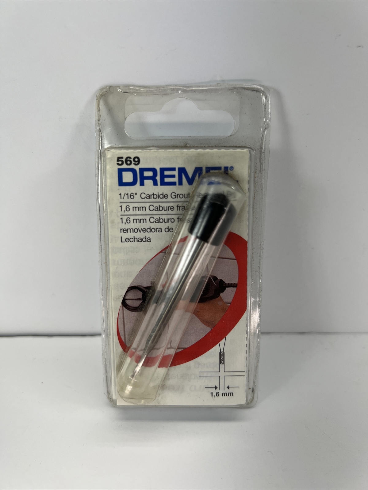 Dremel 569 Carbide 1/16 inch Grout Removal Bit 1/8 inch Shank New | eBay