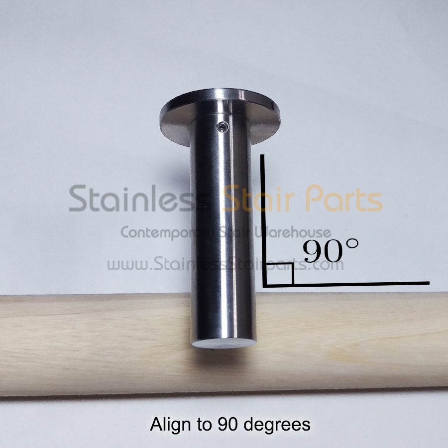 Contemporary Wall Handrail Support - Stainless Steel Contemporary Rail ...