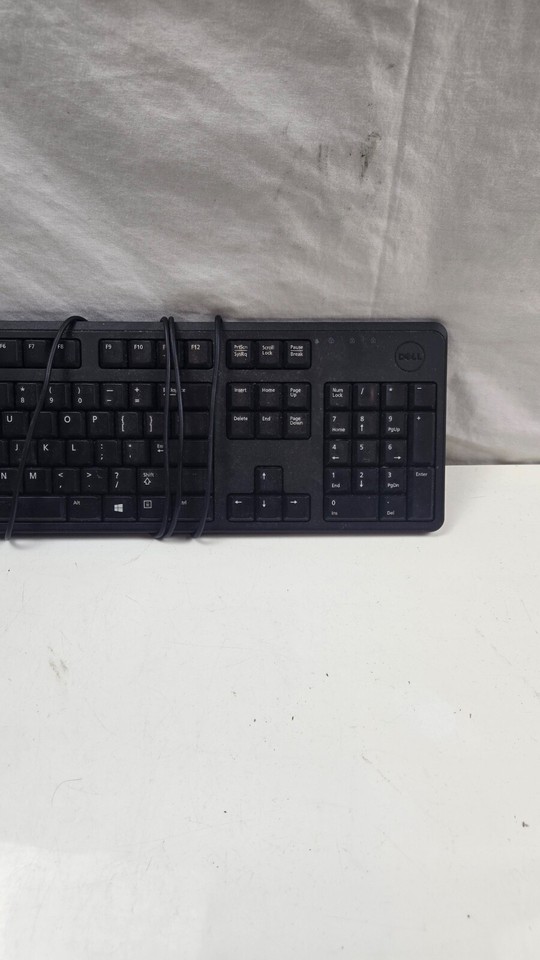 Genuine Dell KB212-B Quiet key Keyboard Wired Black USB Standard ...