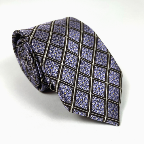 Robert Talbott Carmel Best of Class Mens Tie 100% Silk Necktie Purple Geometric | eBay