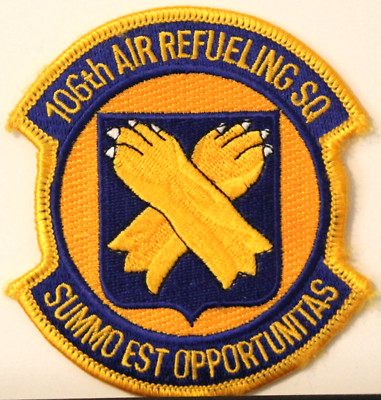 USAF Air Force 106th Air Refueling Squadron Full Colored Insignia Badge Patch | eBay