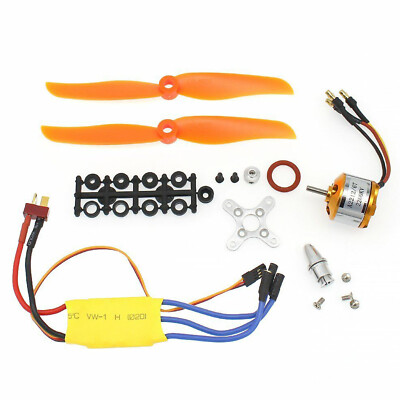 2200KV Brushless Motor With 30A ESC Servo Propeller Kit For RC Fixed ...