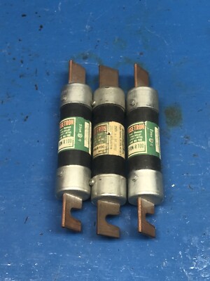 Fusetron (Set of 3) FRN-R-100 100amp Time Delay Fuse | eBay