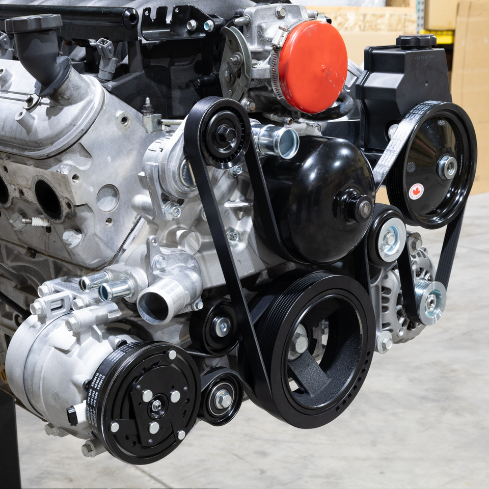 LS Swap LSX Complete LS1 F-Body Front Accessory Serpentine Drive Kit ...