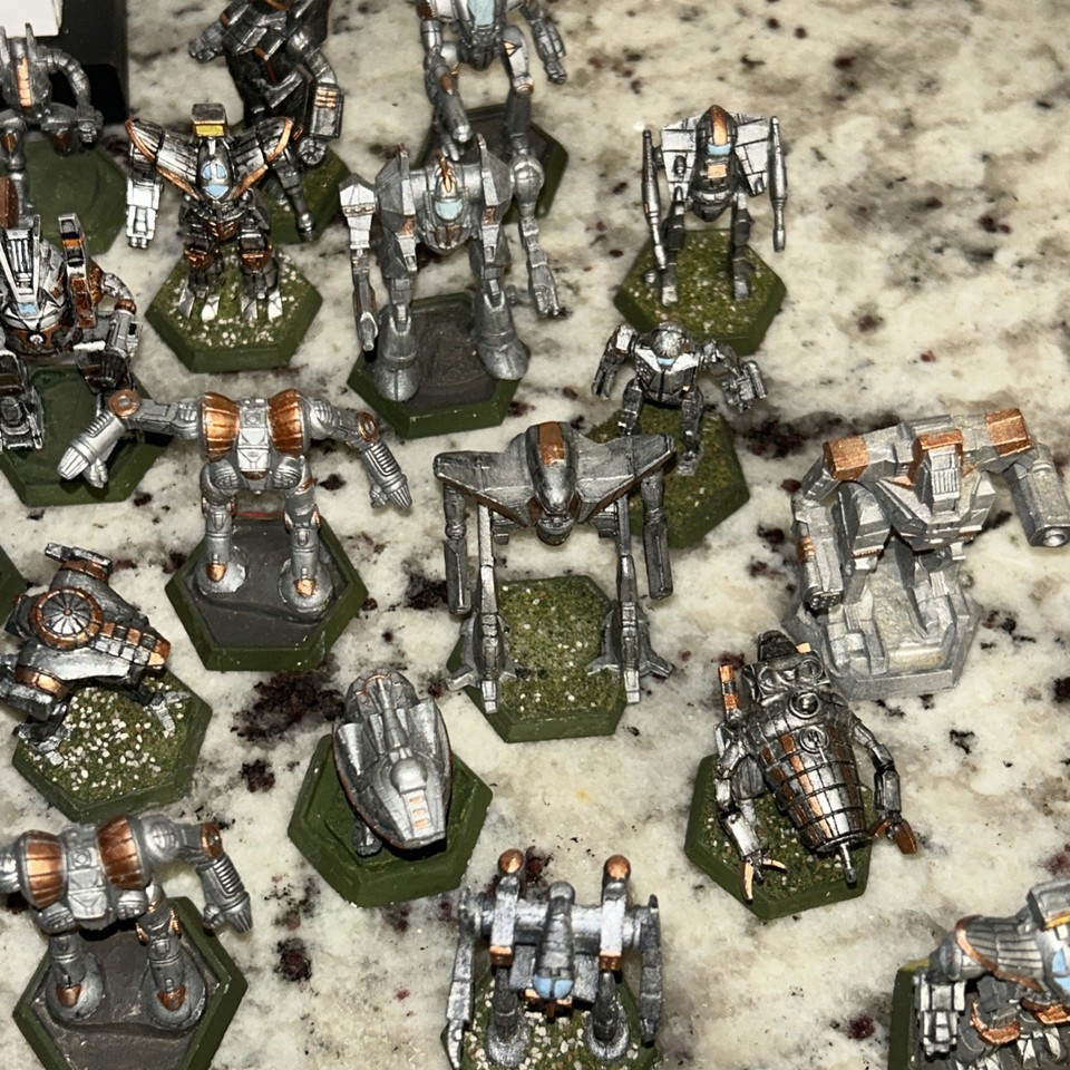 Battletech Miniatures Mech Metal Army Lot Of 112 Ral Partha ...