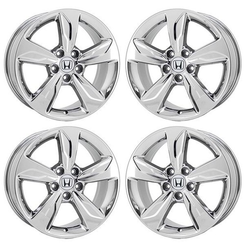 18" HONDA ODYSSEY PVD BRIGHT CHROME-C WHEELS RIMS FACTORY OEM 64119 ...