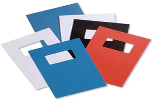 Rexel Acco 250 GSM A4 Leatherboard Window Binding Covers - White (Pack ...