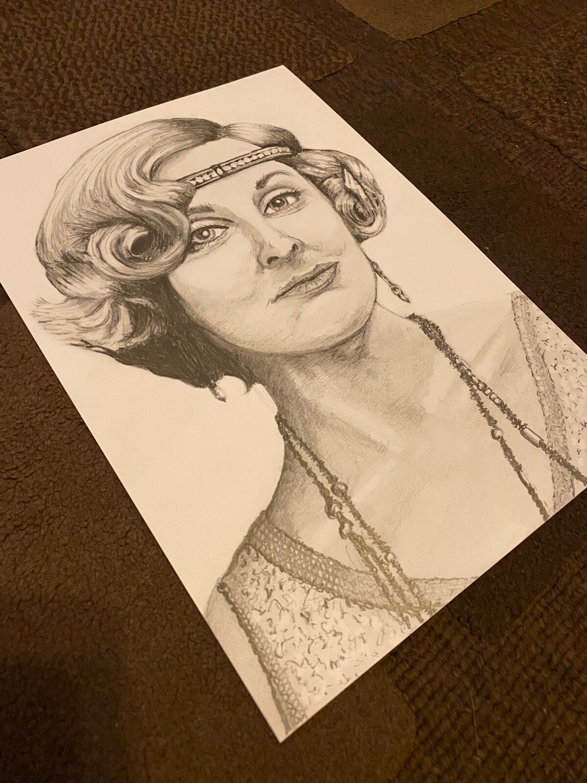 Downton Abbey ‘Lady Edith‘ Fan Art Pencil Drawing Gift *Original S ...