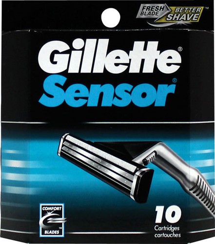 Gillette Sensor Refill Razor Blades, 10 Cartridges | eBay