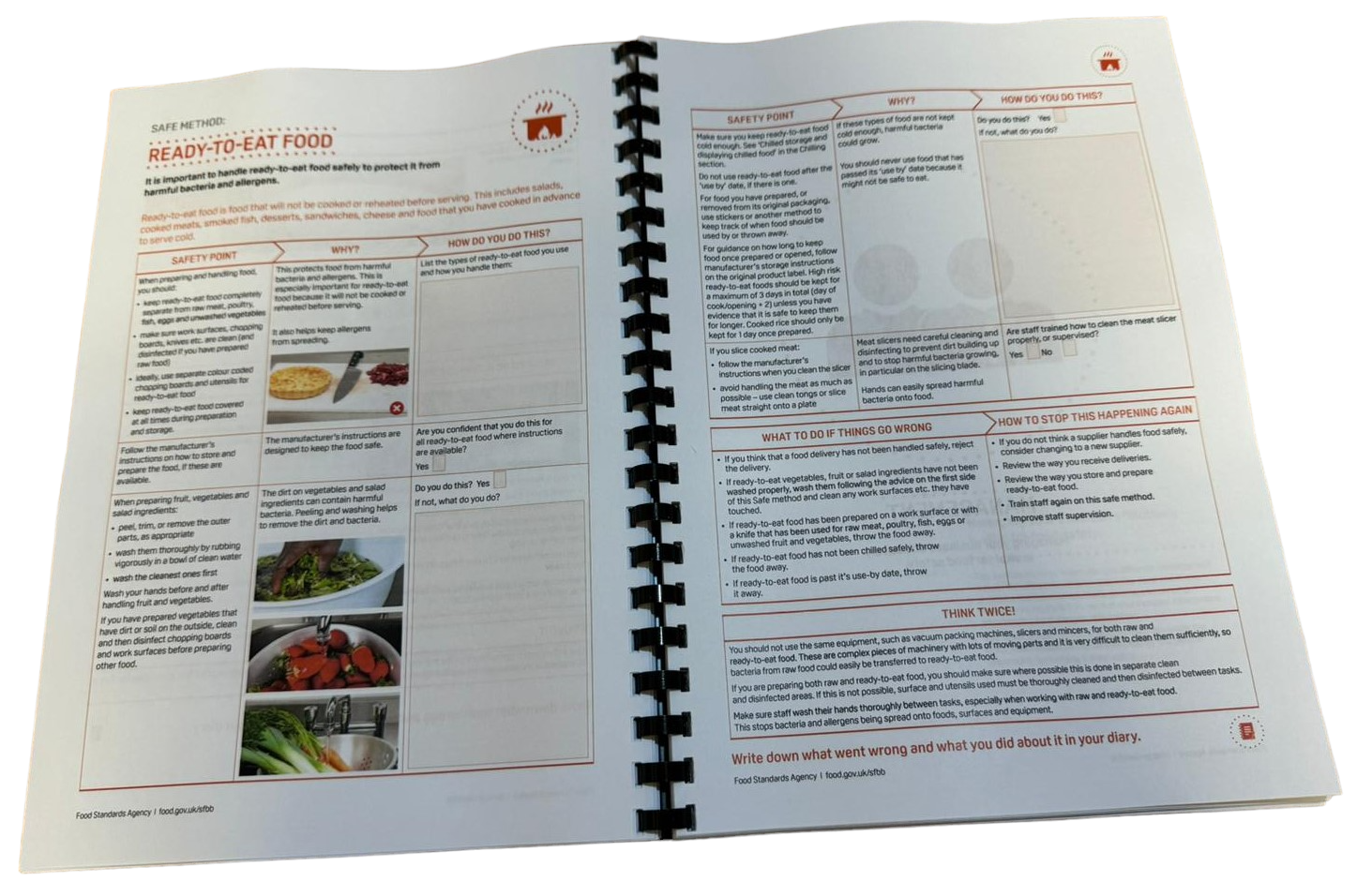 Safer Food Better Business For Caterers 2025 SFBB & 12 Month Diary ...