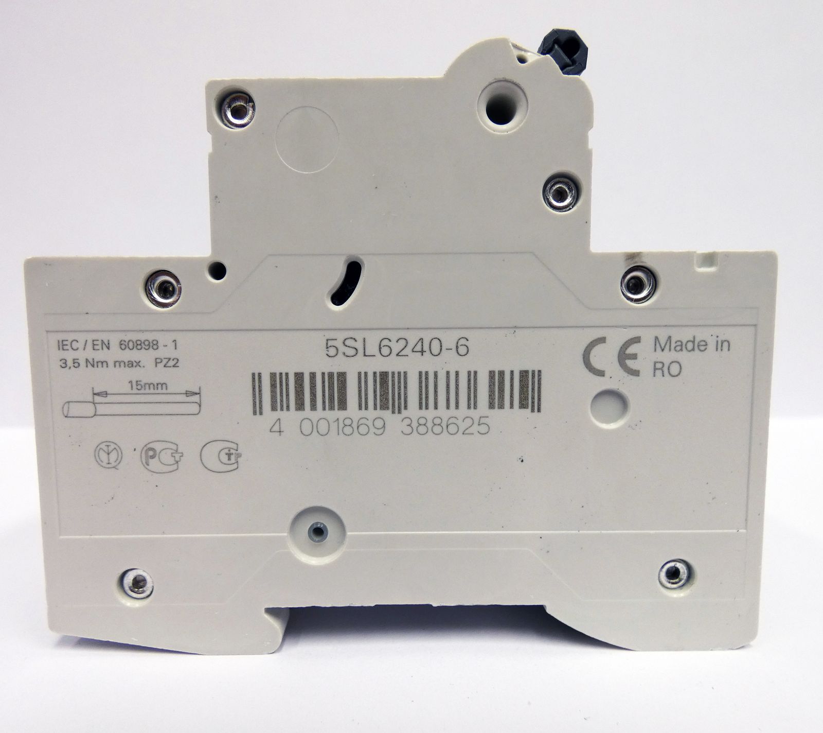 Siemens 5SL6 240-6 5SL6240-6 B40 2P 400V Leitungsschutzschalter -/OVP ...