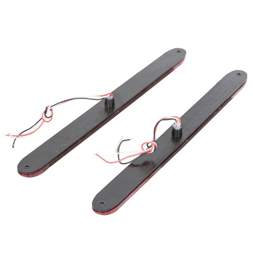 4PCS 16" Red Truck Trailer Light Bar 11 LED Stop Turn Tail Brake Lights ...