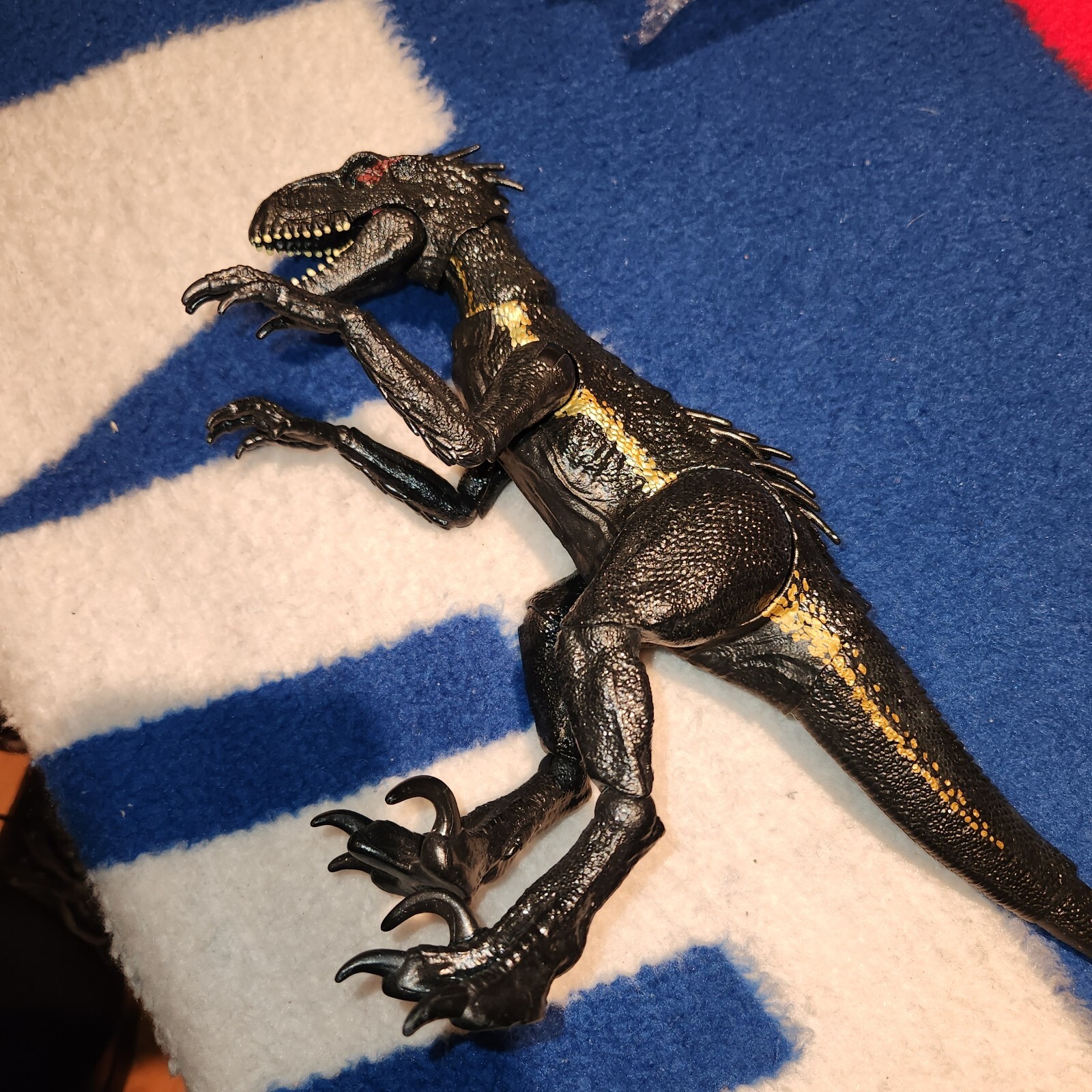 Jurassic World INDORAPTOR Mattel 14" Action Figure Black Dinosaur Toy ...