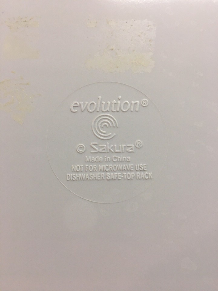 4 Evolution Sakura Melamine Melmac Dinner Plates Garden Theme ...