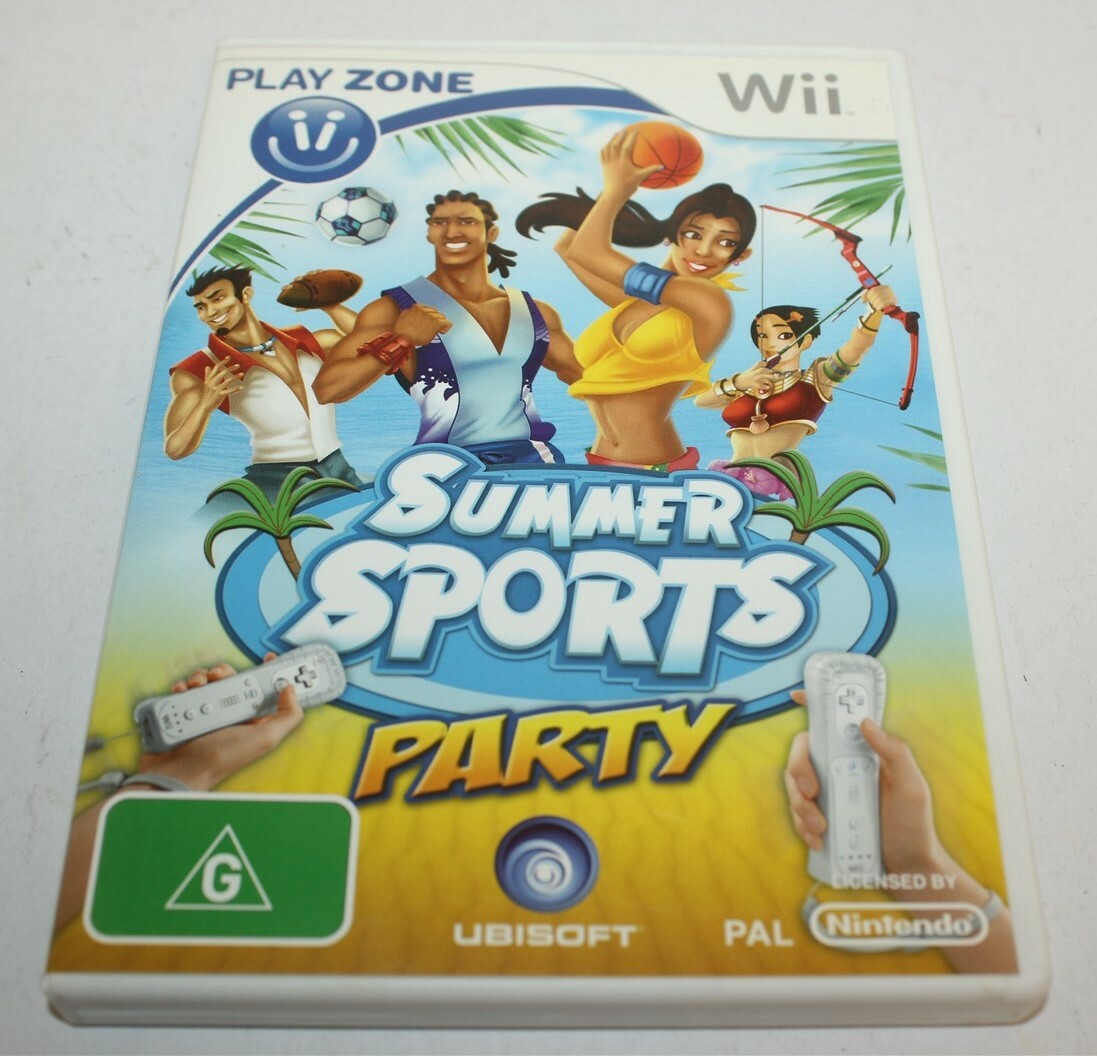 Summer Sports Party Game for Wii ( & Aussie Pal) Nintendo Cheap Games ...