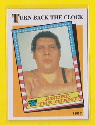 2016 Topps WWE Heritage #2 Andre The Giant Turn Back the Clock FREE ...