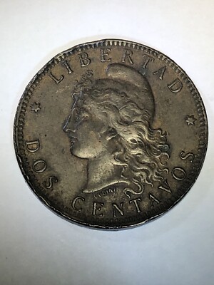 1893 Argentina Dos (2) Centavos Coin | eBay