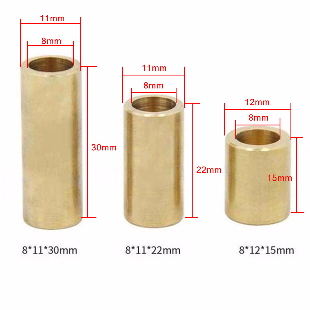 Brass Copper Sleeve Bearing Bushing Fit For 3D Printer 8mm Ultimaker ...